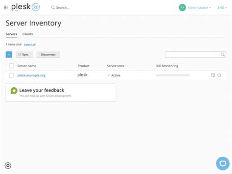 How To Enable 360 Monitoring Inside Plesk 360 Monitoring