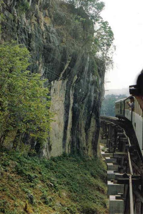 The Death Railway Over Kwai River Bridge Of Kwai Bridge 277 And