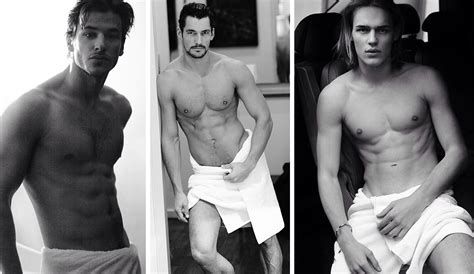 David Gandy Gaspard Ulliel More Pose For Mario Testinos Towel Series