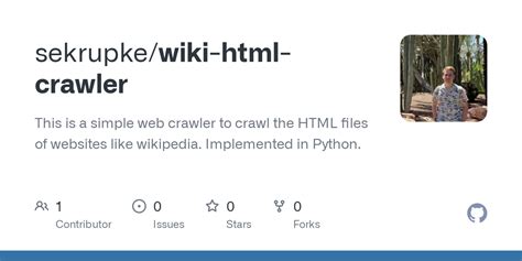 Github Sekrupkewiki Html Crawler This Is A Simple Web Crawler To