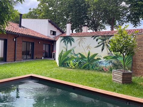 Fresque Végétale Maison Toulouse Busca Halltimes
