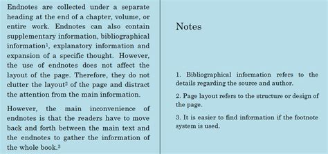 Difference Between Footnote And Endnote Meaning Purpose Structure And Format