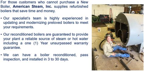 Reconditioned Boilers