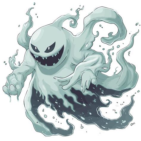 Premium Vector Scary Ghost Design