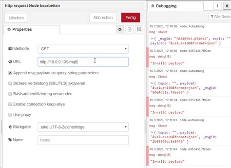Request Reports Invalid Payload General Node Red Forum