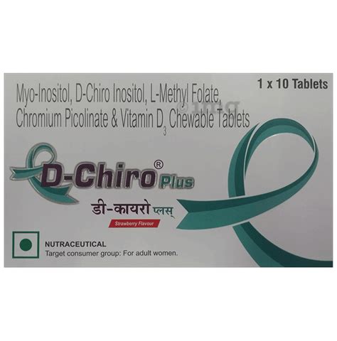 D Chiro Plus Chewable Tablet Buy Strip Of 10 0 Chewable Tablets At
