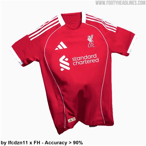 Adidas Liverpool 25 26 Home Kit Leaked Spotted On Sale Footy Headlines