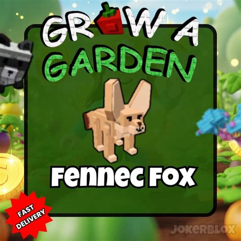 Roblox Grow A Garden Gag Fennec Fox £400 Picclick Uk