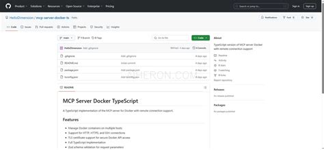 Mcp Server Docker Typescript ，typescript Version Of Mcp Server Docker With Remote Connection Support