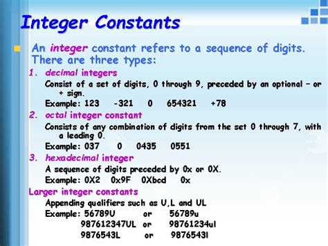 Chapter 2 Constants Variables And Data Types 1