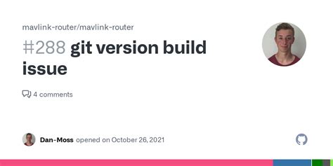git version build issue · issue 288 · mavlink router mavlink router · github