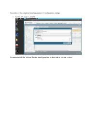 Lab Interface Configuration Docx Screenshot Of The Completed Interface Ethernet