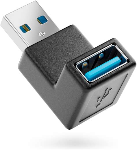 DeleyCON Adattatore Angolare USB 3 0 Adattatore Angolare A 90 A Maschio A A Femmina