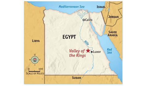 Valley Of The Kings Map King Tut