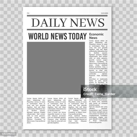 신문 페이지 템플릿입니다 뉴스 신문 헤드 라인 벡터 모형 타블로이드 저널 간단한 배경 뉴스프린트 모던 스타일 신문에 대한 스톡