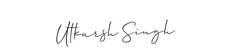 79 Utkarsh Singh Name Signature Style Ideas Ultimate Electronic Signatures