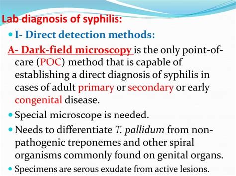 Lab Diagnosis Of Sexually Transmitted Infections Stis Ppt