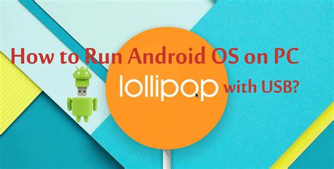 How To Install Run Android OS On PC With USB Pen Drive YouTube
