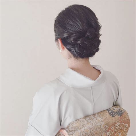 美しさを引き立てる！着物に似合う髪型で華やかに清楚に♡ Hair ボブ ヘアアレンジ 上品なヘアスタイル 着物 髪型 ボブ