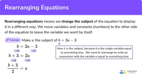 Rearranging Equations Gcse Maths Steps And Examples