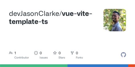 GitHub DevJasonClarke Vue Vite Template Ts