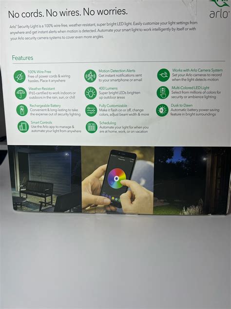 Arlo Als1103c 100nas Lights Smart 3pk Security