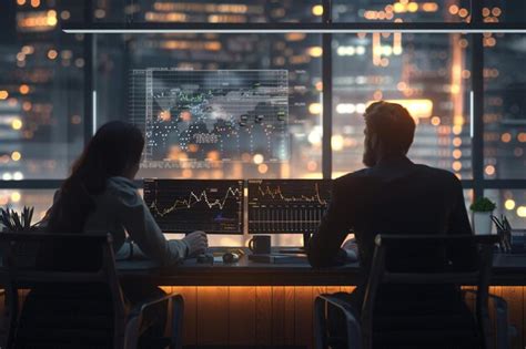 Business Team Analyzing Market Trends Premium Ai Generated Image