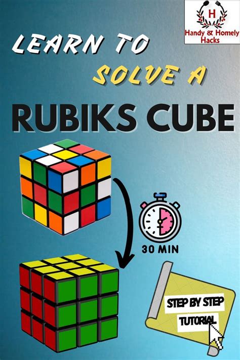 Become An Expert In Solving The Rubiks Cube In 30 Mins Rubiks Cube Become An Expert In Solving The Rubiks Cube In 30 Mins Rubiks Cube