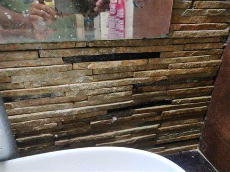 How To Prevent Stone Cladding Eroding Beside Washbasin