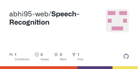 Github Abhi95 Webspeech Recognition