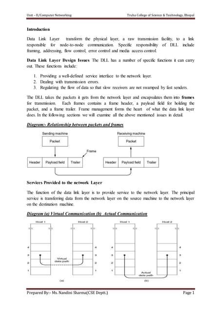 Aktu Computer Networks Notes Unit 3pdf