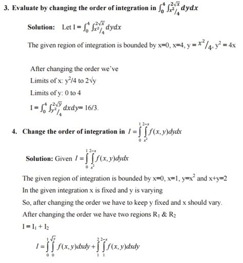 Multiple Integrals