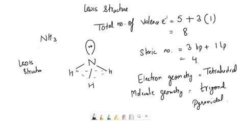 Nh3 Lewis Structure Geometry