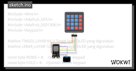 Topik 4 Praktik Membuat Smart Password Dengan Keypad Dan OLED SSD 1306