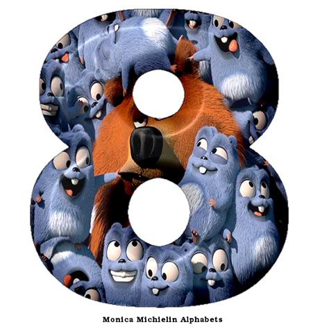 Grizzy And The Lemmings Cartoon Arial Alphabet Numbers Png Icons