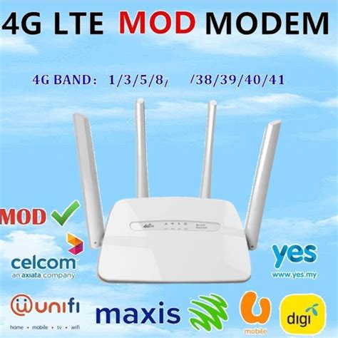 MODIFIED UNLIMITED HOSTPOT C LTE CPE ROUTER MODEM G WIFI ROUTERS UNLOCKED Shopee Malaysia
