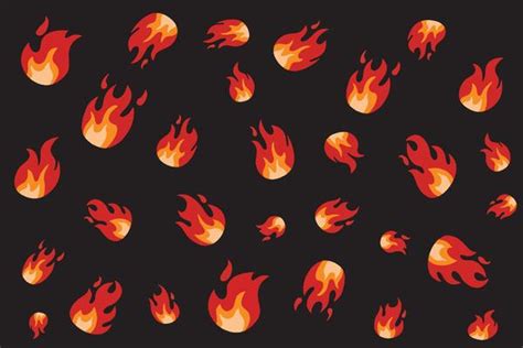 Fire Seamless Pattern Vector Art Icons And Graphics For Free Download