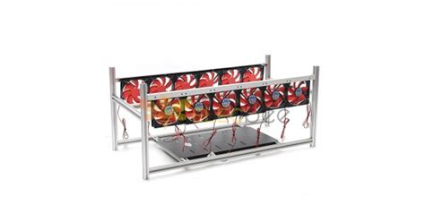 Elecbee GPU DIY Mining Case Miner Mining Frame Case Mining Rig Frame