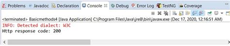 How To Get Response Code Using Selenium Webdriver