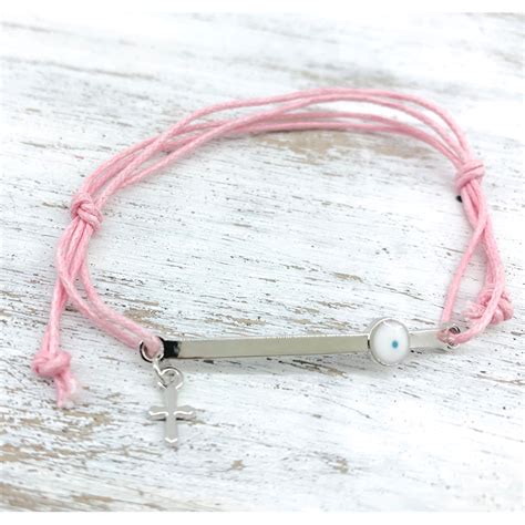 ΜΑΡΤΥΡΙΚΟ ΡΟΖ ΜΕ ΑΣΗΜΙ ΜΠΑΡΑ ΚΑΙ ΣΤΑΥΡΟ Ggfavors