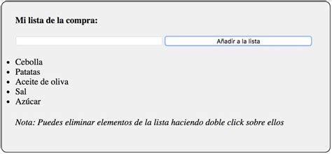 Como Hacer Una Lista De La Compra Con Javascript Francesc Ricart