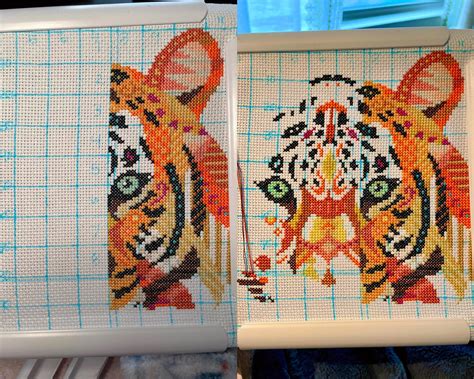 [wip] one week progress pic r crossstitch
