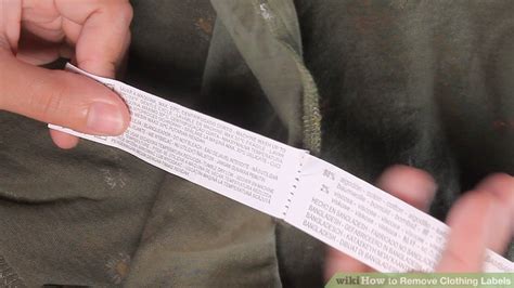 Ways To Remove Clothing Labels Wikihow