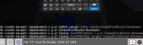 How To Teleport To Coordinates In Minecraft Bedrock Edition