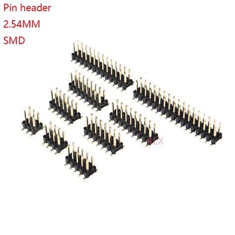 10pcs Smd Smt 2234567891012162040 Pin Double Row Male Pin