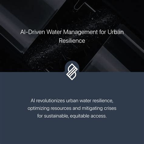Ai Driven Water Management For Urban Resilience → Scenario