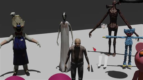 Granny Chapters 3d Models Charcters Rigged