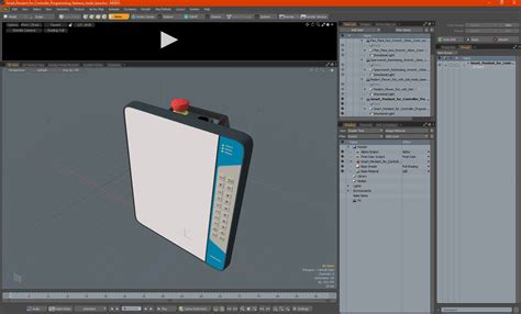 Smart Pendant For Controller Programming Yaskawa 3d Model 49 3ds