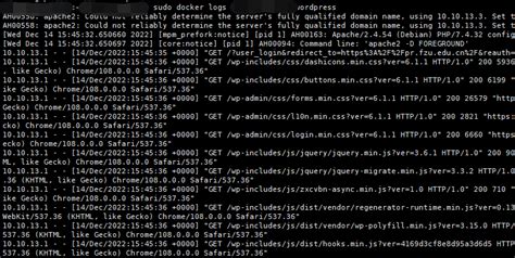 Terminal Log Outputs Wrong Ip Address · Issue 46548 · Wordpress Terminal Log Outputs Wrong Ip Address · Issue 46548 · Wordpress