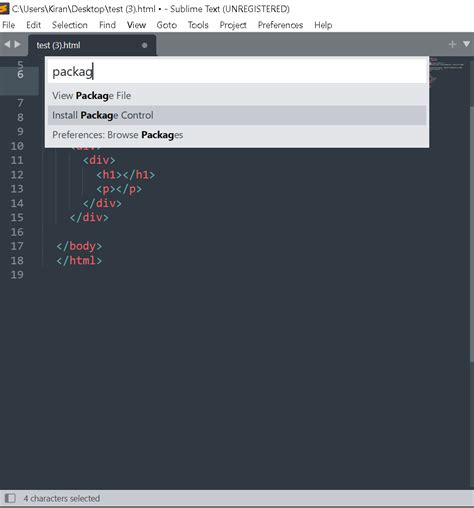 how to install install package control manager and configure packages in sublime editor